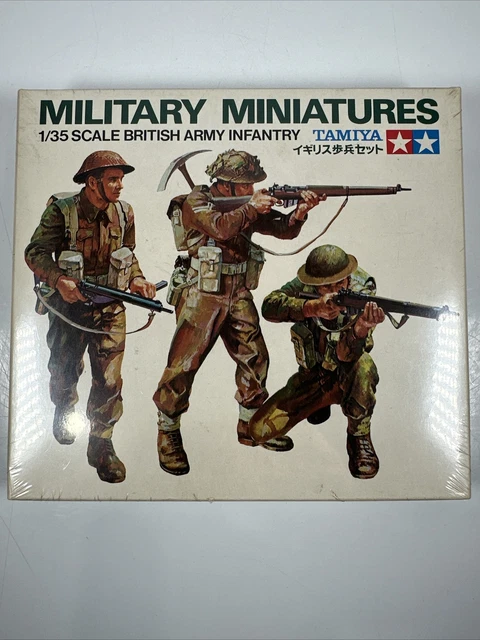 TAMIYA MILITARY MINIATURES British Army Infantry 1:35 Scale Kit New ...