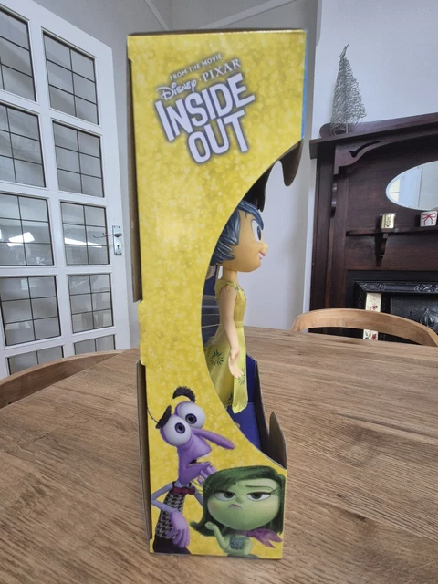 TOMY DISNEY PIXAR Inside Out Joy Figure Doll with Sound + Memory Sphere ...