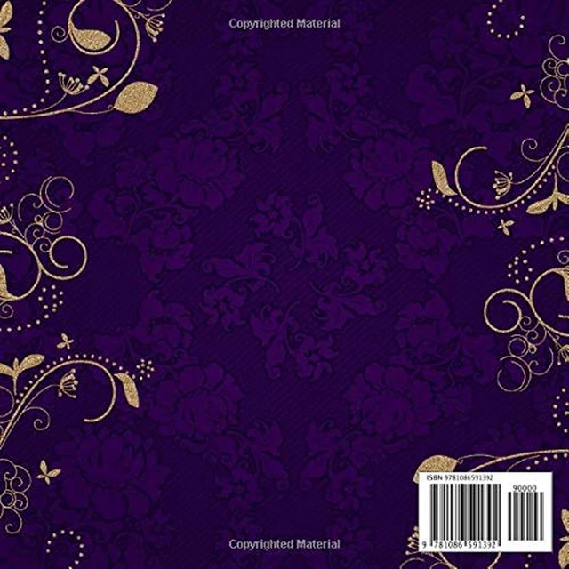 35TH WEDDING ANNIVERSARY: Photo Album: Beautiful Elegant Purple Floral ...