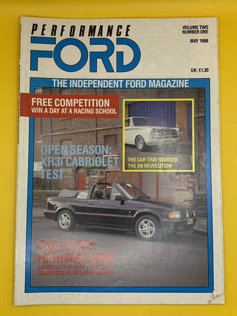 PERFORMANCE FORD MAGAZINE 1980’s Collectible Rare Xr3i Xr2i Cosworth ...