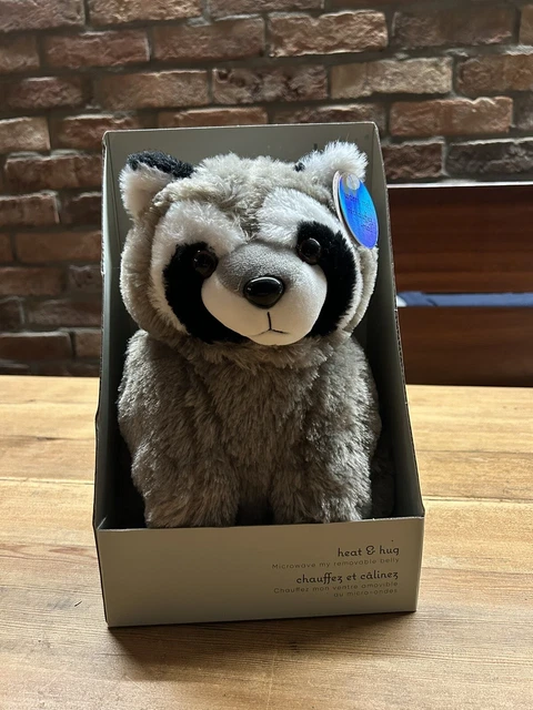 SNUGGLE BUDDY AUSTRALIA Microwaveable. Rare Raccoon River. Brand New In ...
