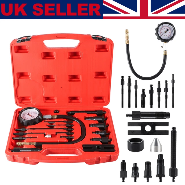 DIESEL ENGINE CYLINDER Pressure Compression Test Tester Kit TDI CDI Car ...