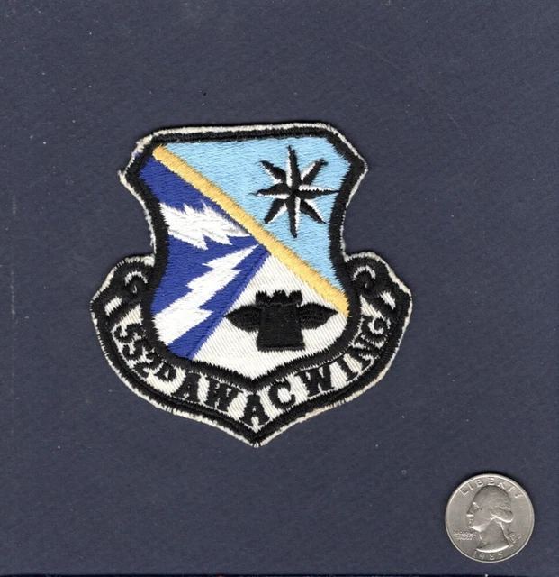 ORIGINALE 552ND AWAC Wing USAF Boeing E-3 Sentry Squadrone Toppa EUR 8 ...