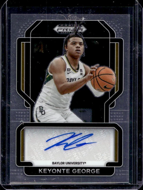 2021-22 PANINI PRIZM Draft Picks Keyonte George autographe voiture # ...