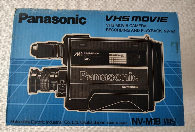 PANASONIC NV-M1B VINTAGEVHSMOVIECAMERA. No power sources, please see ...