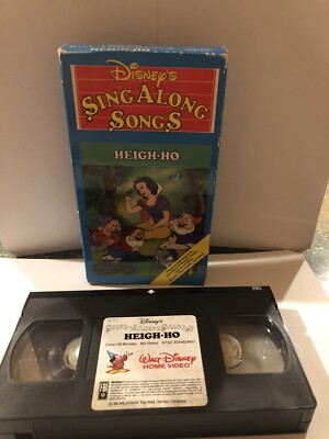 DISNEY'S SING ALONG Songs - Snow White: Heigh-Ho (VHS) $6.86 - PicClick CA