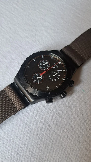 SWATCH SPECIAL IRONY Chrono 2025 - YVB416 - BY THE BONFIRE - NUOVO ...