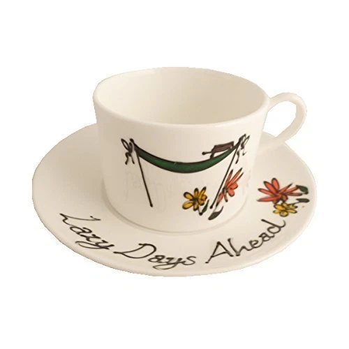 RETIREMENT GIFT FINE Bone China Cup and Saucer Set £19.78 - PicClick UK