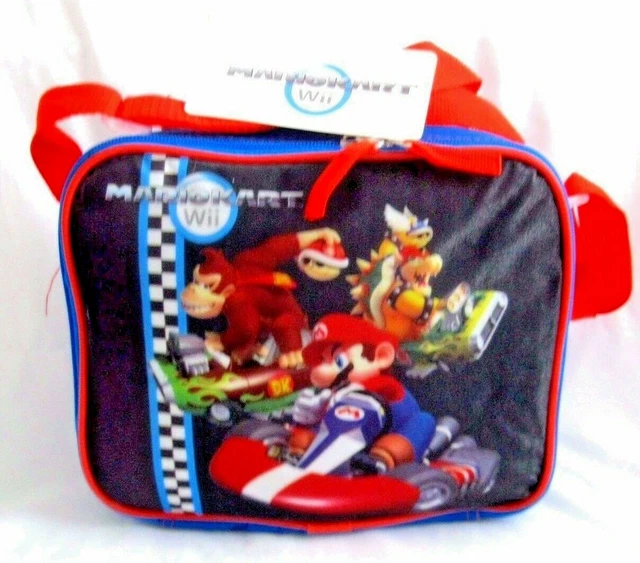 SUPER MARIO BROTHERS Mario Kart Wii Bowser King Koopa Lunch Bag ...