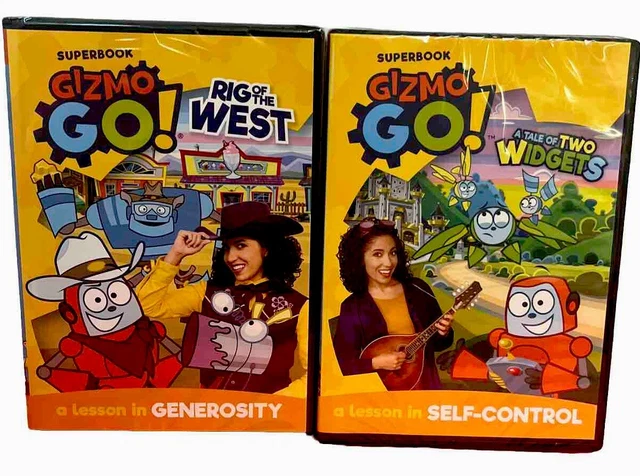 GIZMO GO!- SUPERBOOK-A Tale Of Two Widgets - 2 Pack-Self Control ...
