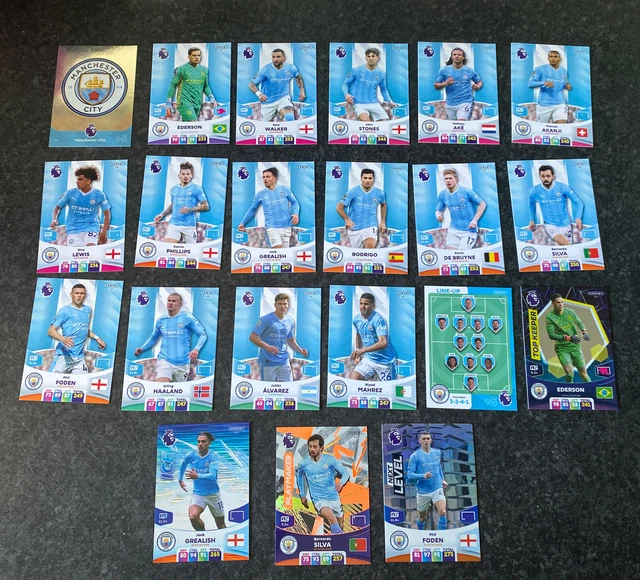 PANINI ADRENALYN XL Premier League 2024 - Manchester City 21 Card ...