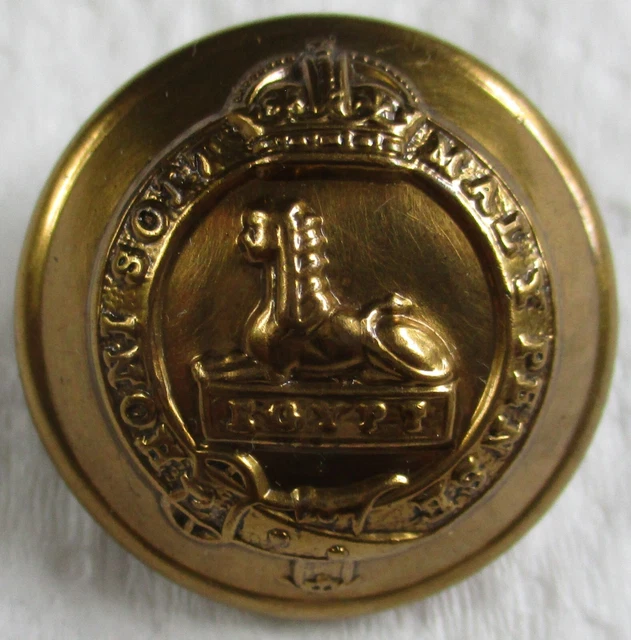 BRITISH ARMY:&MANCHESTER REGIMENT BRASS BUTTON" (Large, 25mm, WW1-WW2 ...