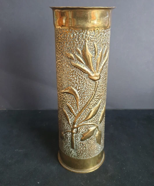 WW1 AMERICAN ARTILLERY Trench Art from Casing by New York Air Brake ...