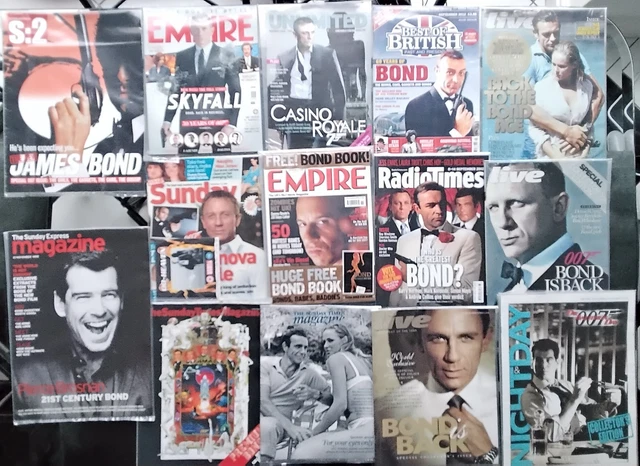 JAMES BOND MIXED magazines £10.78 - PicClick UK
