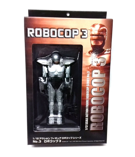 ACTION FIGURE AOSHIMA ROBOCOP 2 1/12a SCALA 6" dettagliata con flight ...