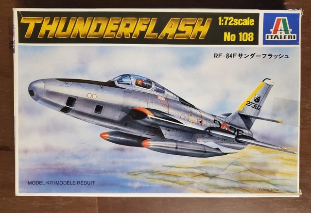NEW ITALERI RF-84F Thunderflash Model Kit 1/72 No 108 $16.00 - PicClick
