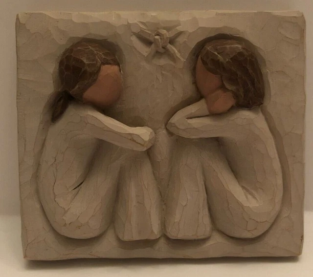 VINTAGE 2001 DEMDACO, Willow Tree, Susan Lordi, Friendship Wall Plaque. $9.99 - PicClick CA