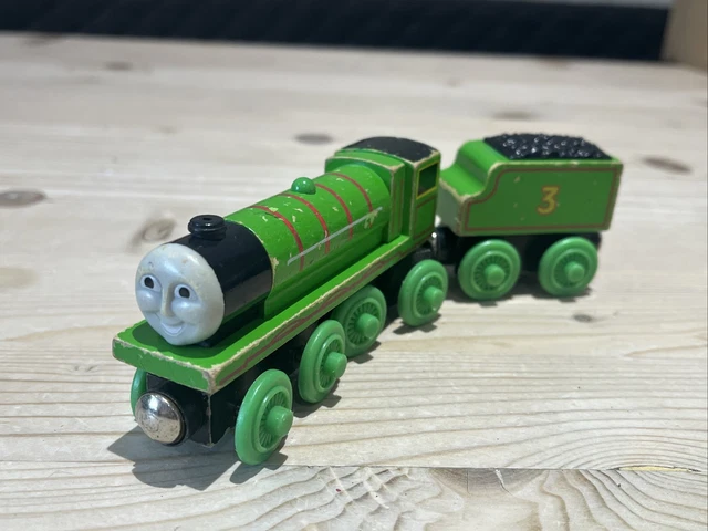 THOMAS WOODEN RAILWAY HENRY for wooden train sets £3.00 - PicClick UK