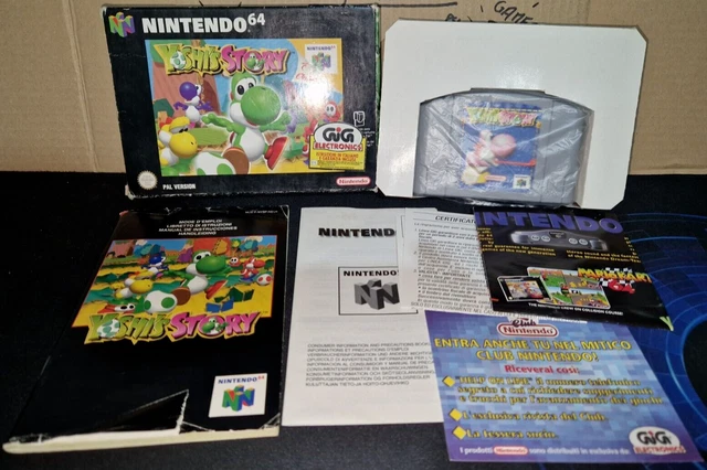 🌟 🇮🇹 YOSHI'S Story Linea Gig Pal Ita Nintendo N64 *Cib 100% Raro ...