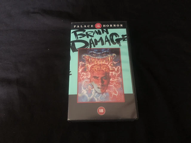 BRAIN DAMAGE - VHS VIDEO - Palace Horror - Graham Humphreys Box Cover ...