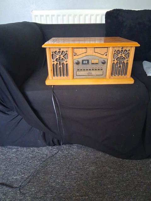 PROLECTRIX VINTAGE WOODEN Record Player Turn Table With Radio And ...