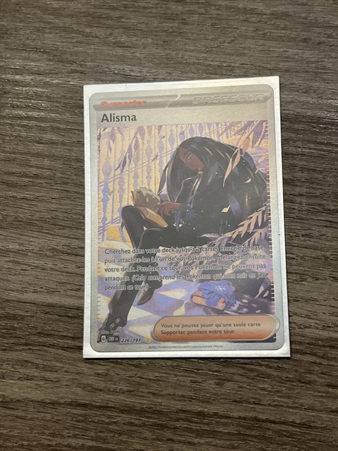 CARTE POKÉMON ALISMA 226/197 Alternative EV3 Flammes Obsidiennes NEUF ...