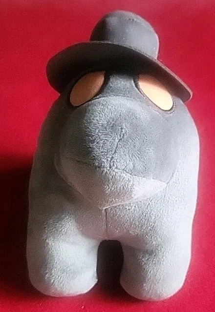 AMONG US GREY Plush Plague Doctor, 20cm Soft Toy Xbox PlayStation ...