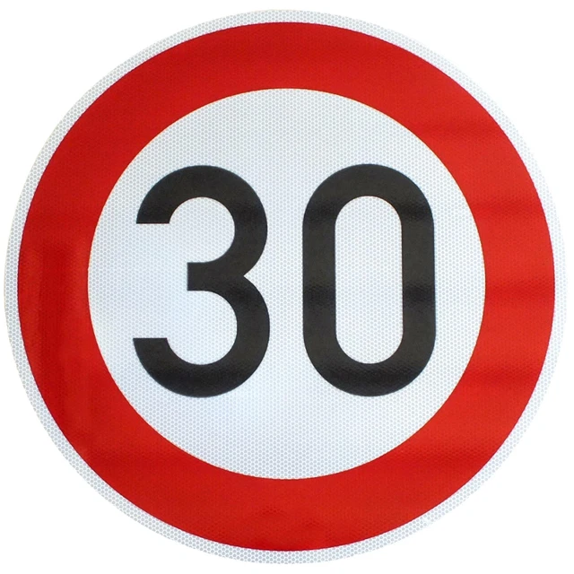 ORIGINAL RA2 PANNEAU de Signalisation No. 274-30 30km/H RSA-21 Ral EUR ...