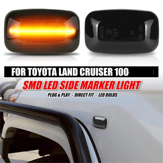 FOR TOYOTA LAND Cruiser 100 Series 98-07 Indicator Guard Repeater Light ...
