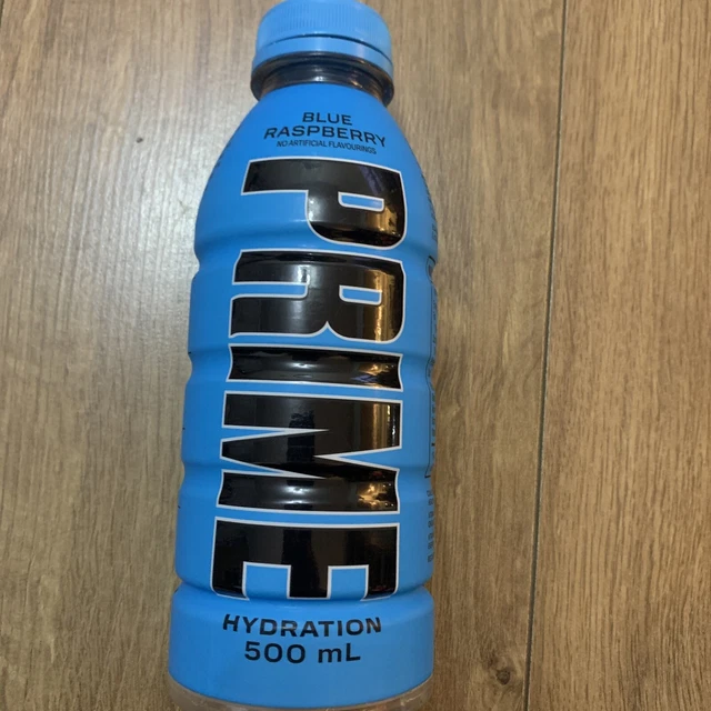 PRIME HYDRATION DRINK - Blue Raspberry, 500ml !!EMPTY BOTTLE!! OG ...