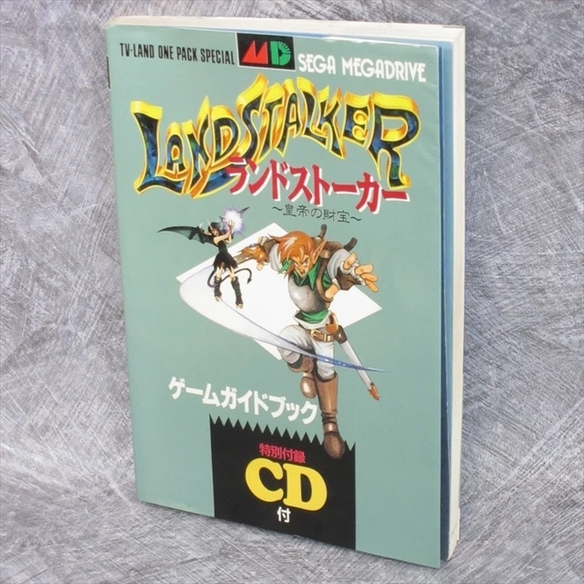 LANDSTALKER LAND STALKER Treasure of King Nole Guide w/CD Mega Drive ...