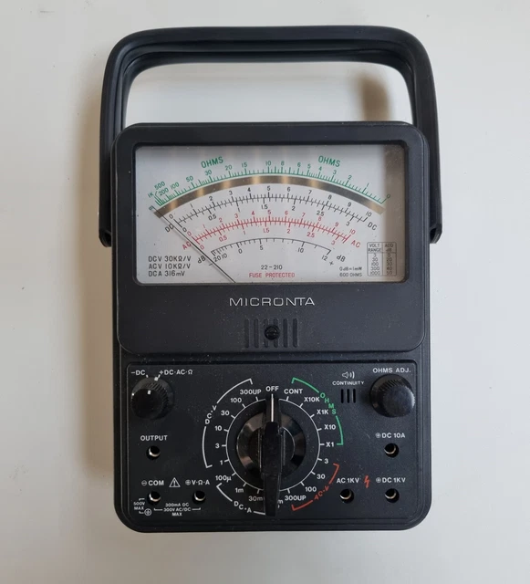MICRONTA MULTIMETRO 22-210 Re X EUR 41,45 - PicClick IT