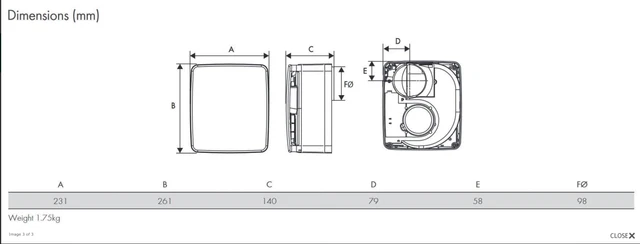 VENT AXIA 431613B Centrif Duo Plus P Extractor Fan £99.99 - PicClick UK