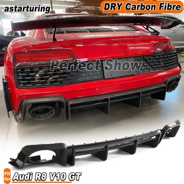 FIT FOR AUDI R8 GT 2-Door 2022-2024 DRY Carbon Fiber Rear Bumper ...