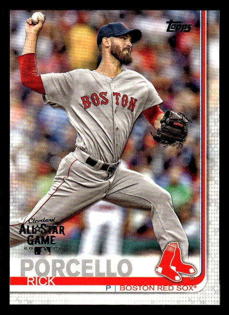 2019 TOPPS #54 Rick Porcello All-Star timbre feuille de jeu EUR 1,63 ...