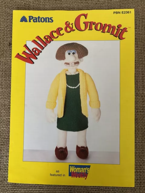 WALLACE AND GROMIT Knitting Pattern For Wendolene £13.20 - PicClick UK