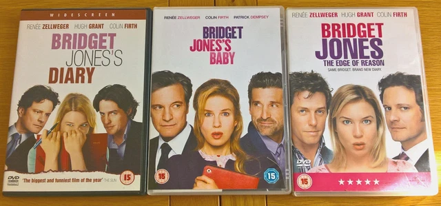 BRIDGET JONES TRILOGY DVD Collection Diary Edge Of Reason Baby R2 ...