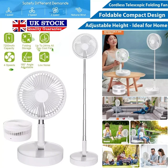 STANDING PEDESTAL STAND Fan Adjustable Height Oscillating Rotating 3 ...