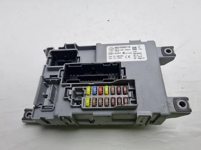 FIAT 500 BODY Control Module Fuse Box Bcm 00518305710 Mk2 2007 - 2016 £ ...