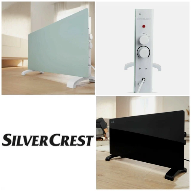 SILVERCREST GLASS PANEL Heater SGH 2000 Convector Electric Heater 2000W ...