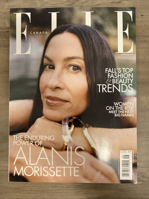 ALANIS MORISSETTE SEPTEMBER 2025 Elle Canada Magazine $12.99 - PicClick CA