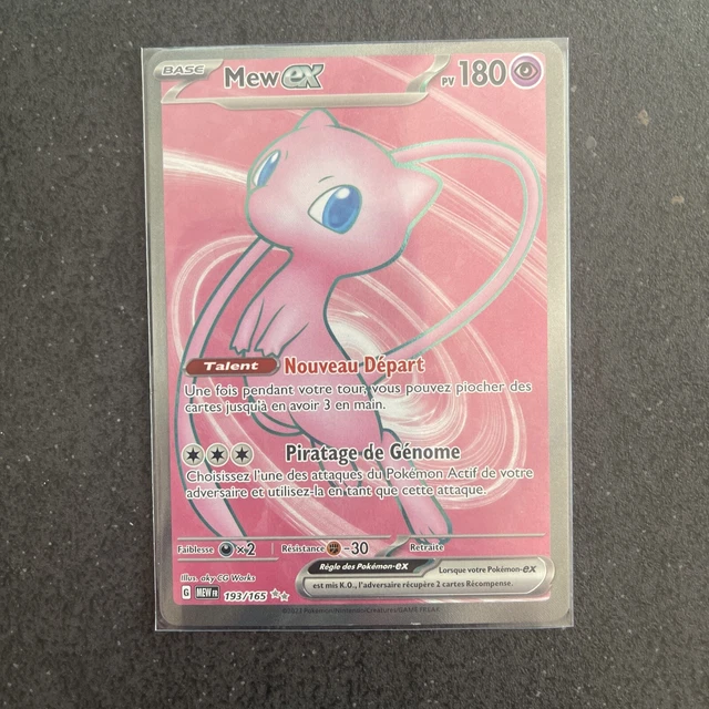 CARTE POKÉMON MEW EX EV3.5 MEW FR 151 - 193/165 EUR 49,00 - PicClick FR