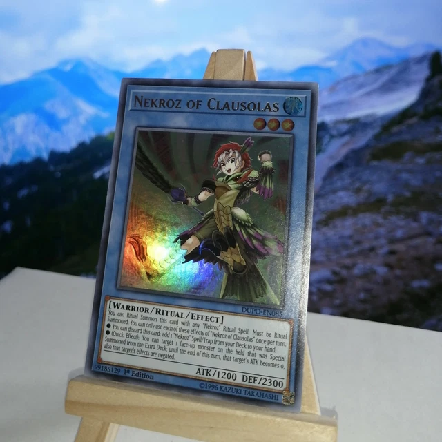 YUGIOH ! NEKROZ Of Clausolas DUPO-EN085 1ère édition presque comme neuf EUR 2,21 - PicClick FR