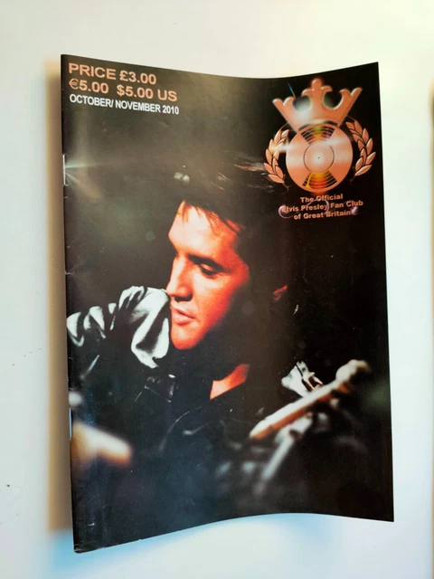 The Official Elvis Presley Fan Club Magazine Of Great Britain Oct Nov