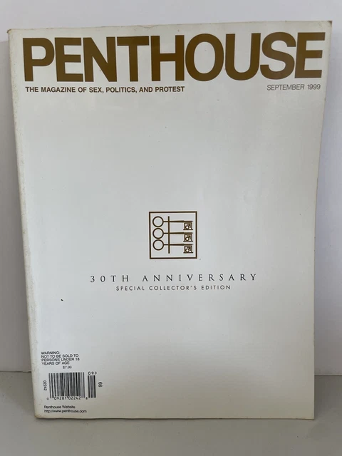 VINTAGE PENTHOUSE MAGAZINE September 1999 30th Anniversary Special ...
