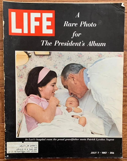 LIFE MAGAZINE JULY 7 1967-Grandpa Lyndon Johnson,Marijuana,Coast Guard ...