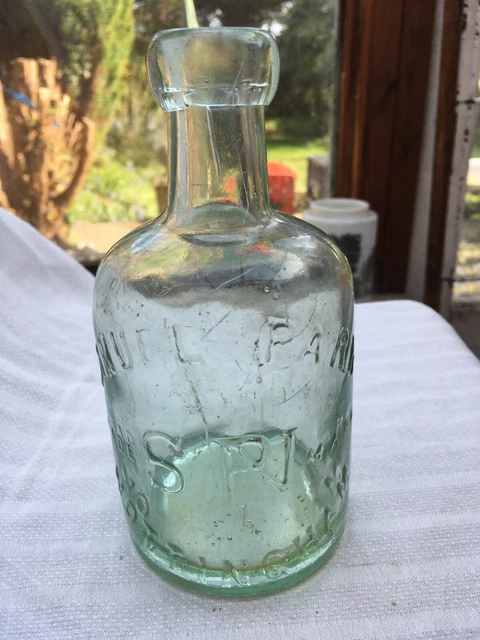 SAMUEL PARR NOTTINGHAM dumpy seltzer soda bottle c1880-1910 £26.63 ...