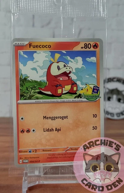 CARTE POKÉMON INDONÉSIE Fuecoco Promo Classe Nouveau Joueur 054/SV-P NEAR-MINT EUR 21,90 ...