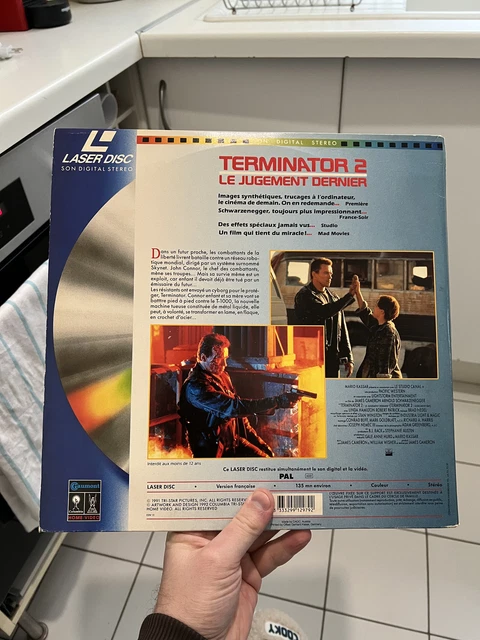 LASERDISC TERMINATOR 2 Arnold Schwarzenegger 1991 Judgment Day LD £7.95 ...
