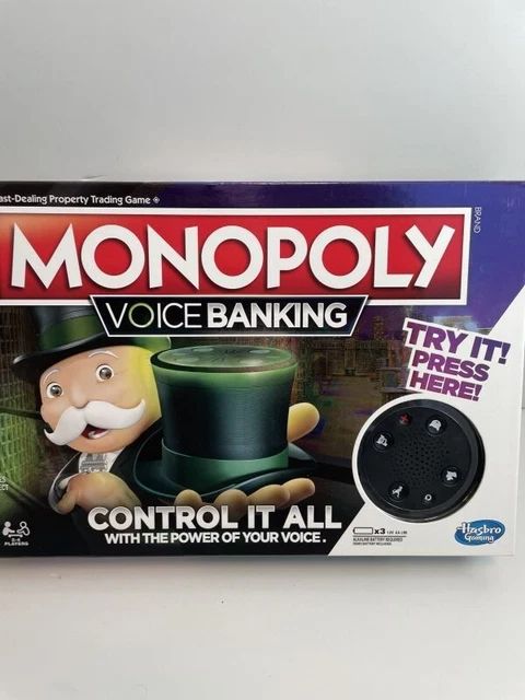 HASBRO MONOPOLY VOICE Banking Electronic Family Board Game £9.00 ...